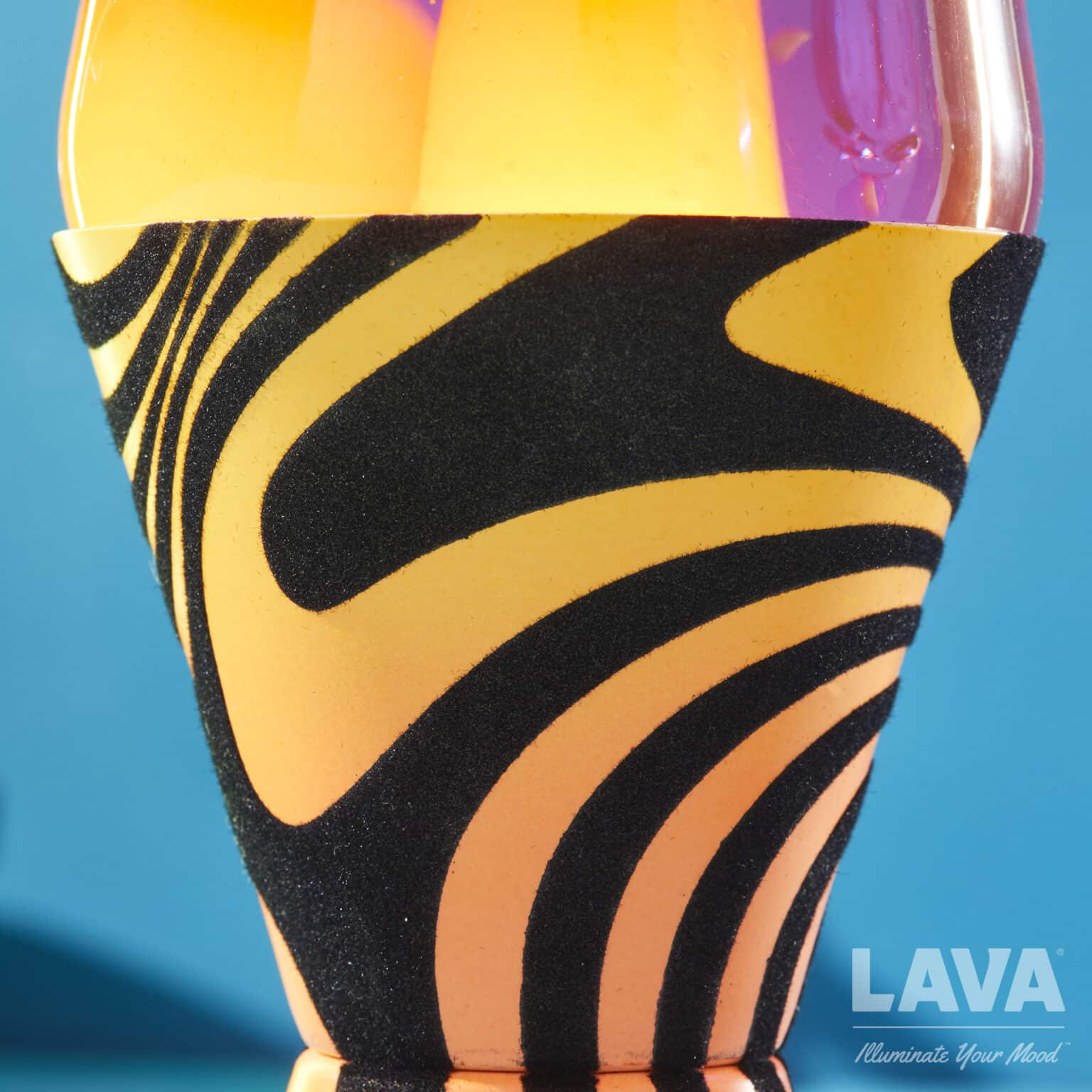 2015 14.5” Groovy Gradient Flocked LAVA® Lamp - Lava® Lamp