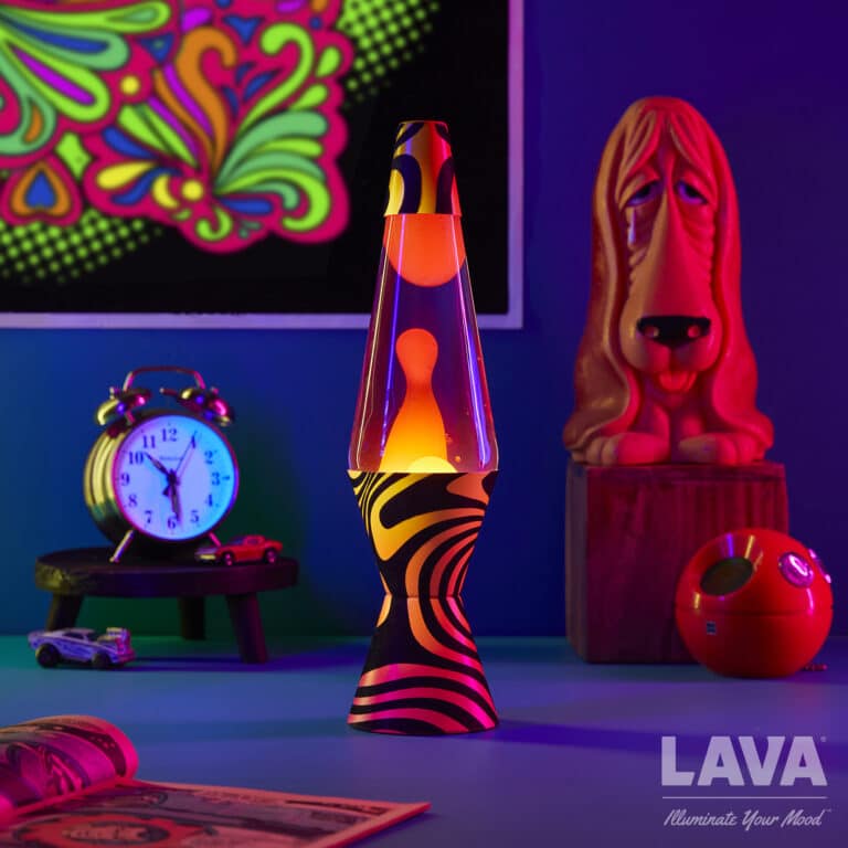 2015 14.5” Groovy Gradient Flocked LAVA® Lamp - Lava® Lamp